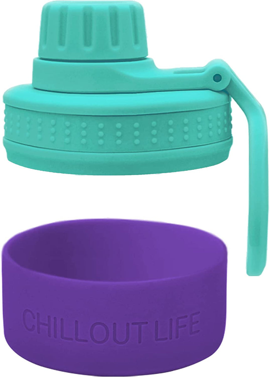 CHILLOUT LIFE Replacement Spout Lid + Silicone Buttom for 12 oz / 17oz